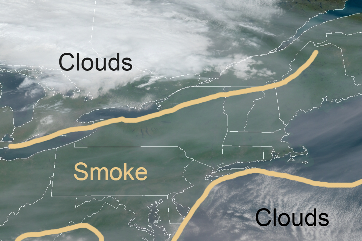 Wildfire Smoke Arrives In The Northeast - Franklin County Now