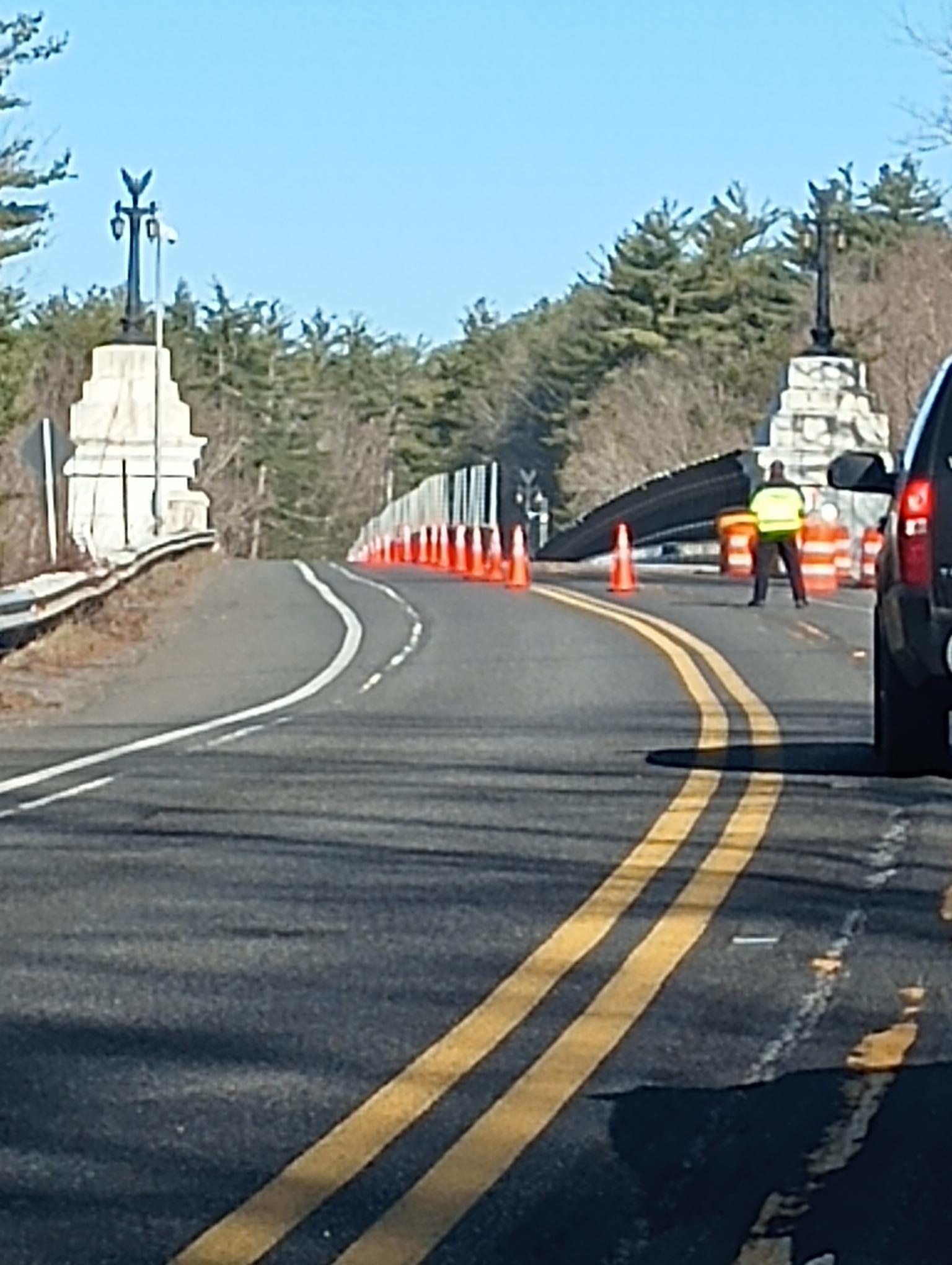 Barrier Installation Begins On French King Bridge - Franklin County Now